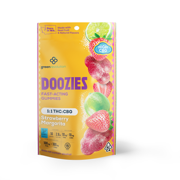 Strawberry Margarita Doozies - Edible Vegan Cannabis Gummies