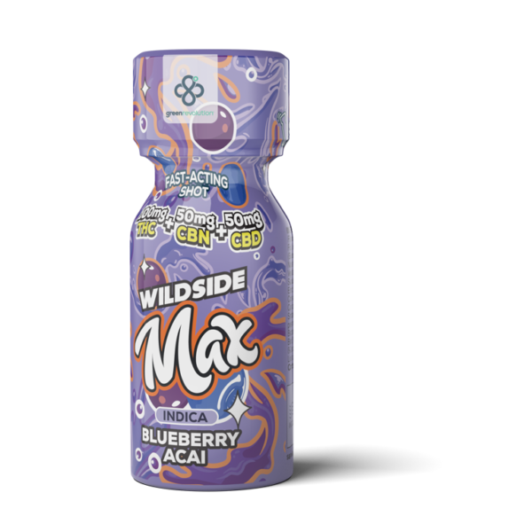 CBD THC Drink - Blueberry Acai - Green Revolution